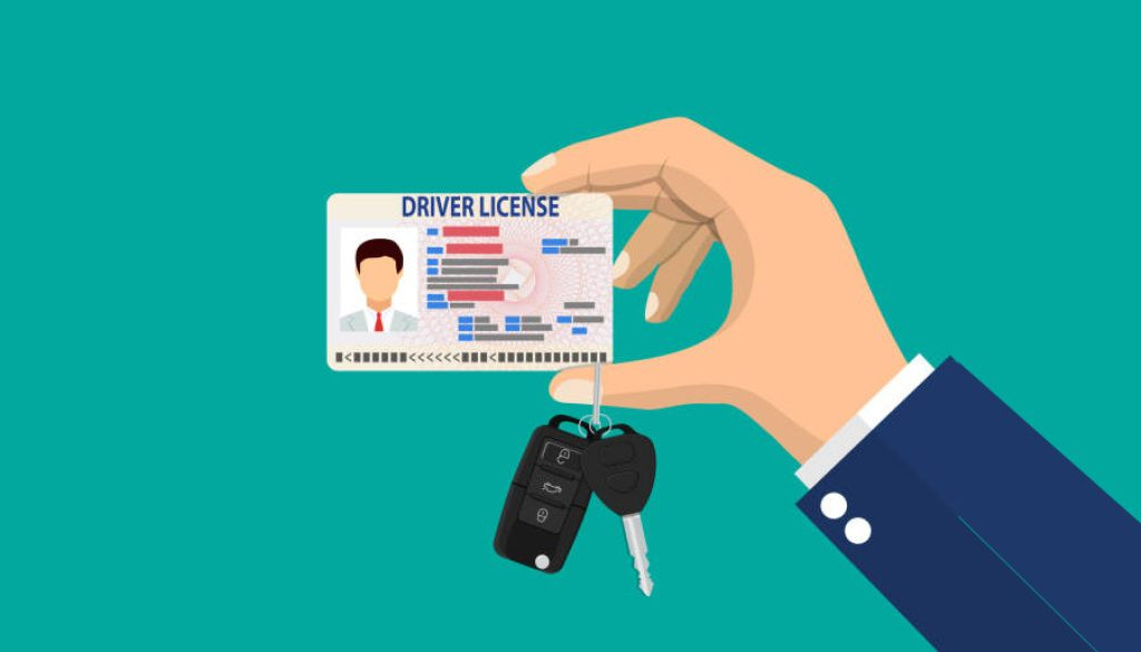 What does the A1 driver's license test include?