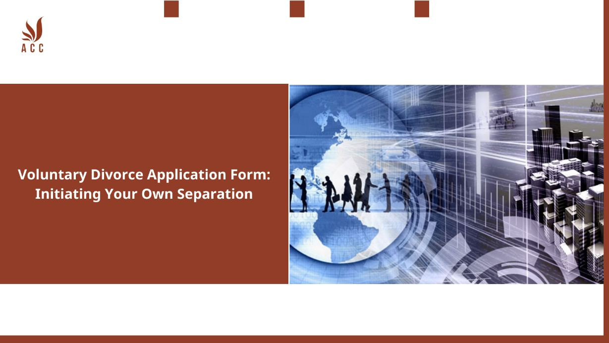 Voluntary Divorce Application Form: Initiating Your Own Separation