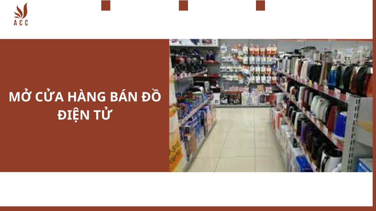 Hướng dẫn mở cửa hàng điện tử