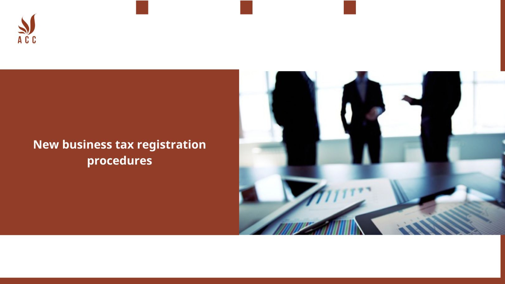 New business tax registration procedures