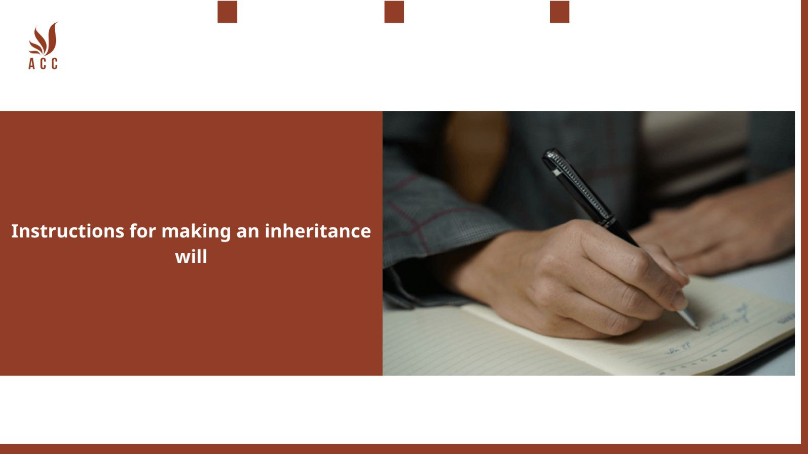 What are the important steps to follow when making an inheritance will?