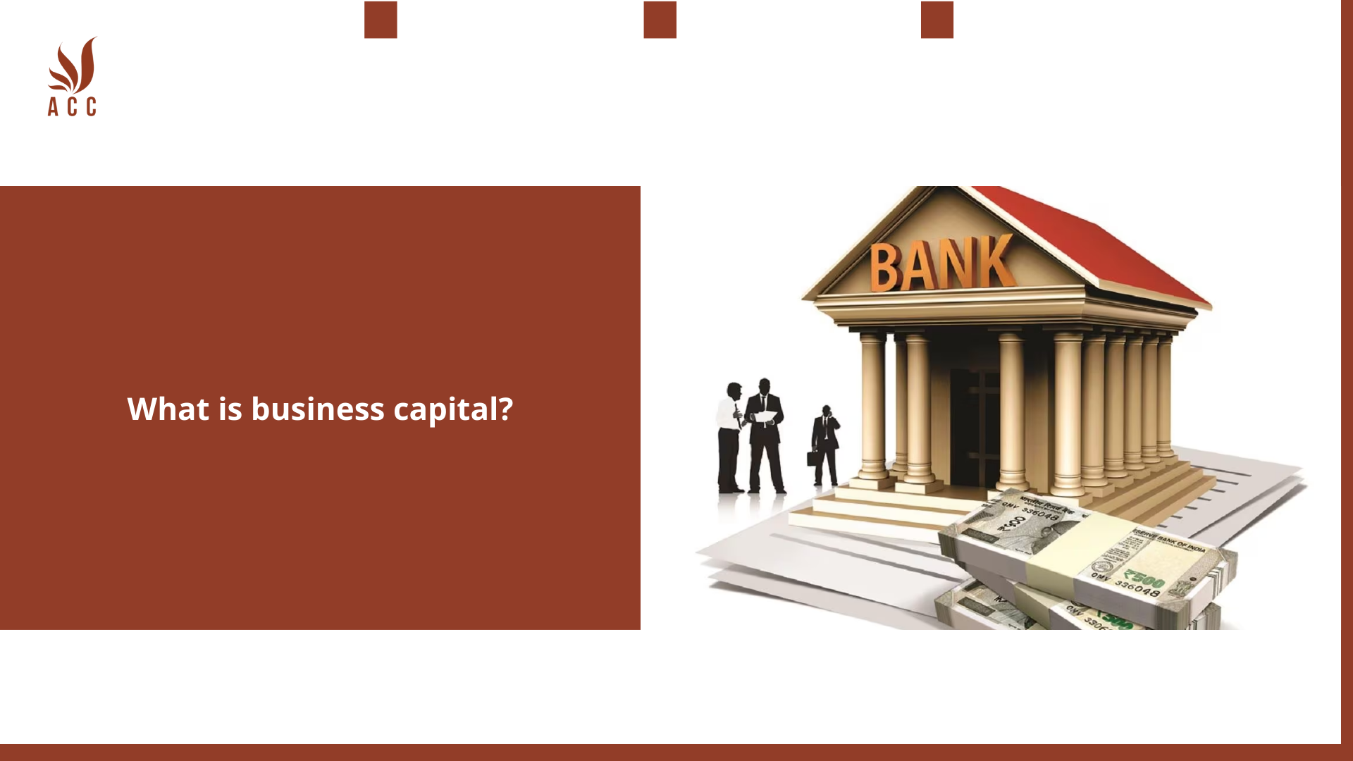 What is business capital?