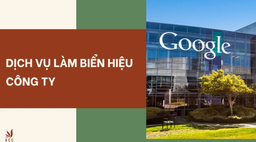 Dịch vụ làm biển hiệu công ty tại Huyện Trà Bồng