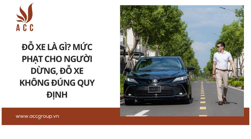 Đỗ xe là gì? Mức phạt cho người dừng, đỗ xe không đúng quy định