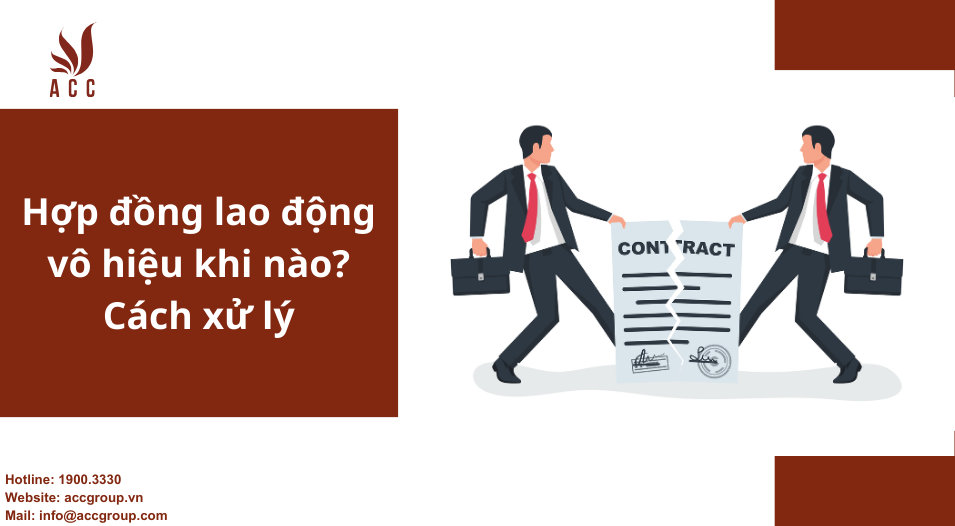 Hợp đồng lao động vô hiệu khi nào? Cách xử lý