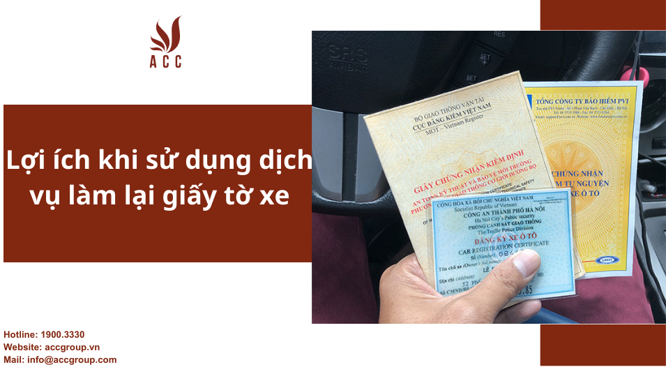 Dịch vụ làm lại giấy tờ xe tại huyện Hòa Vang
