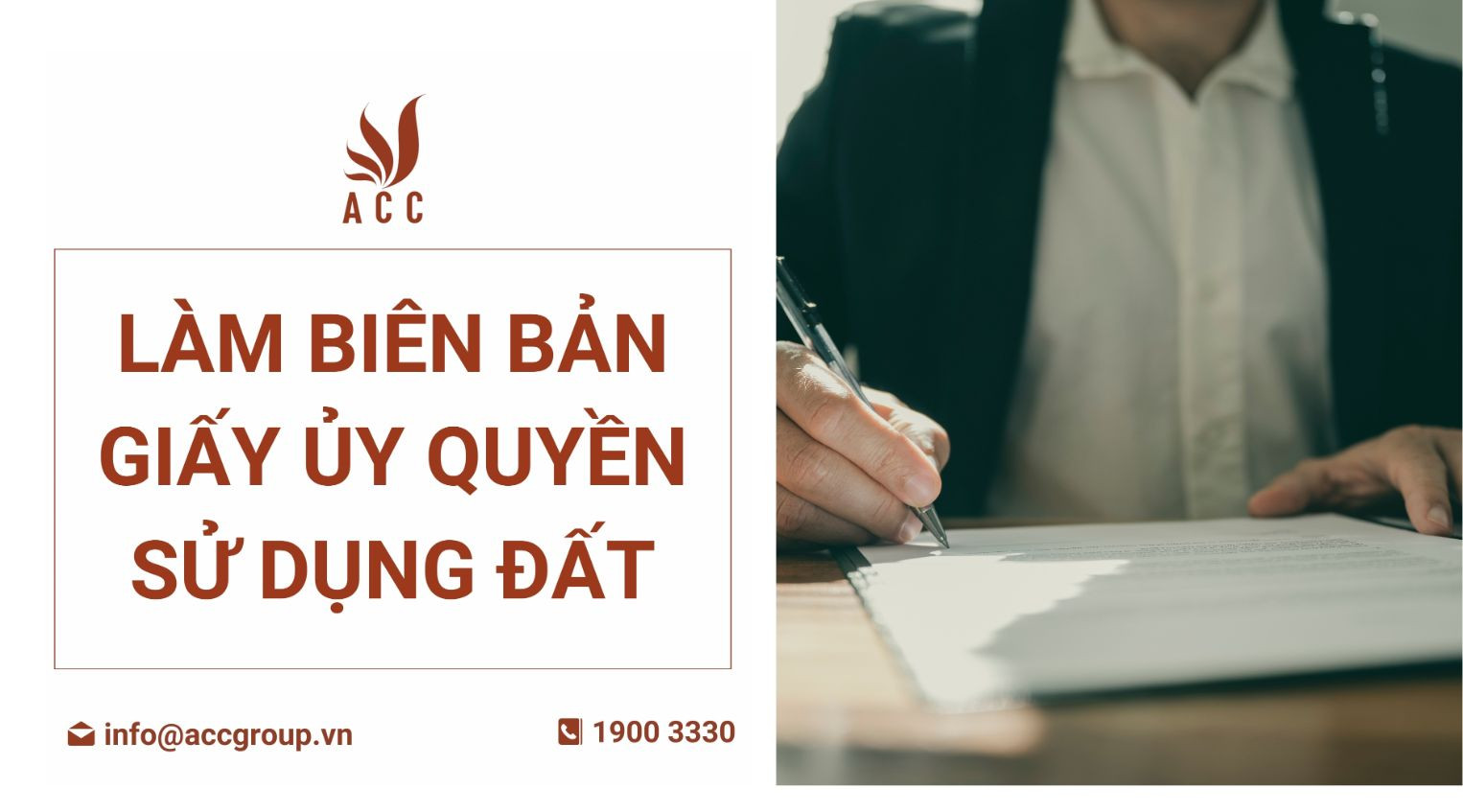 Làm biên bản giấy ủy quyền sử dụng đất