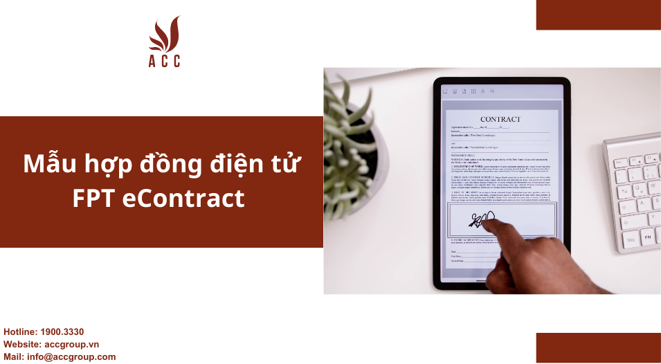 Mẫu hợp đồng điện tử FPT eContract