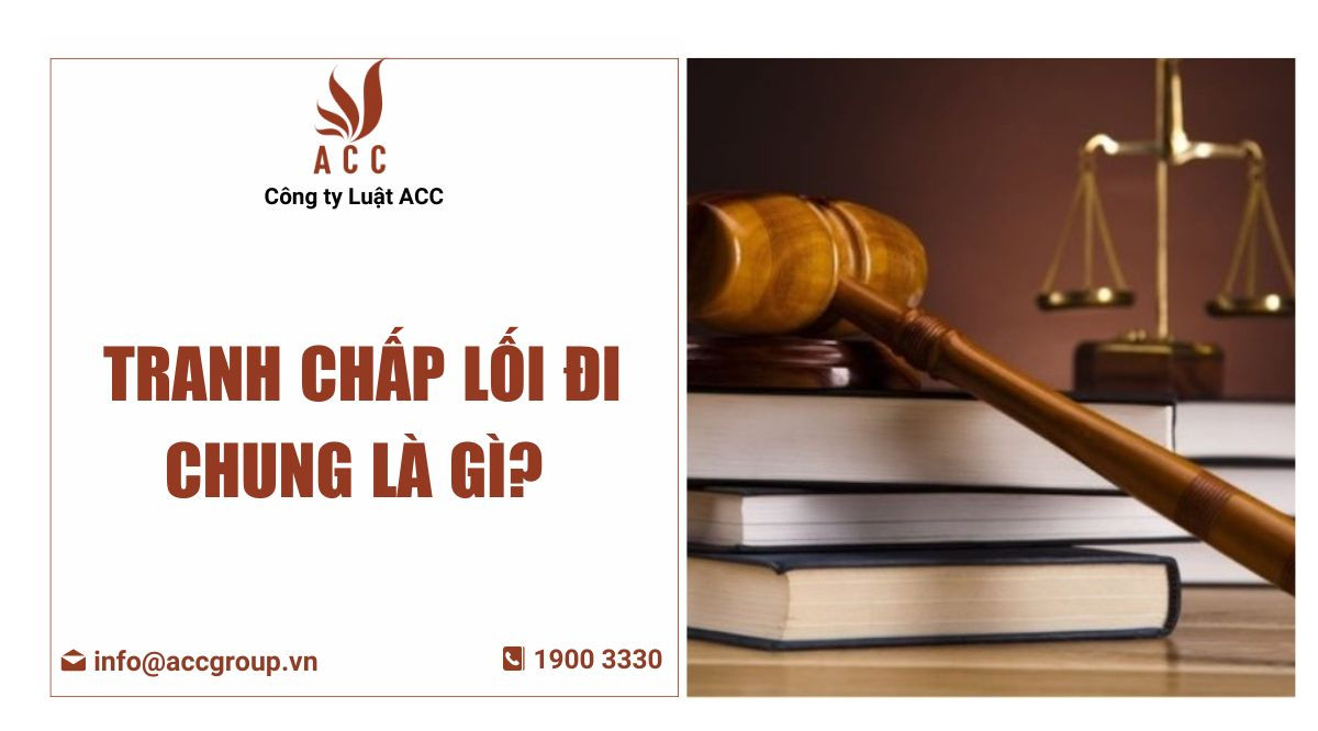 Tranh chấp lối đi chung là gì? Biểu hiện tranh chấp lối đi chung